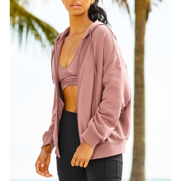 ALO Yoga | Tops | Alo Everyday Full Zip Hoodie Jacket | Poshmark